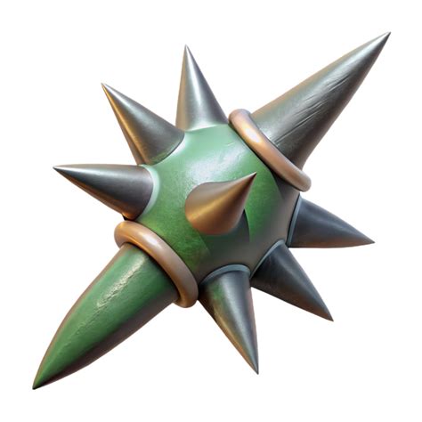 Extraordinary Artistic Digital Thorn Cutout Sharp Point Isolated