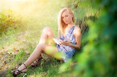 Premium Photo Sexy Woman With Book