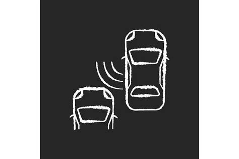 Blind Spot Monitoring System Icon Blinds Chalk White Blind Spot