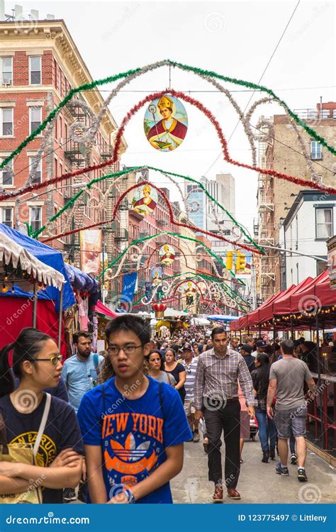 New York Cit Feast Of San Gennaro Editorial Photography Image Of