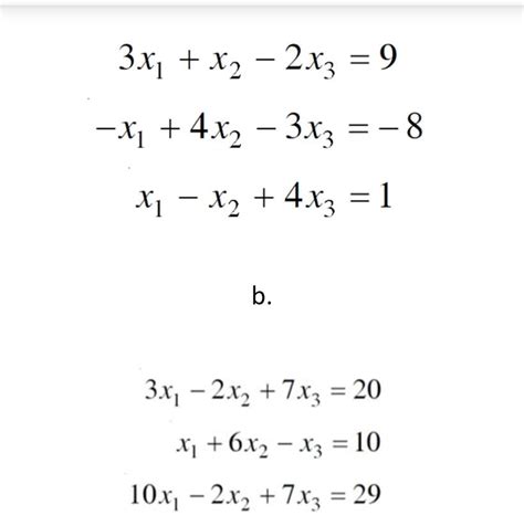 Solved Use Gauss Seidel Substitution Method Solve The