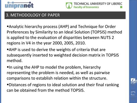 Ppt Usage Of Ahp And Topsis Method For Regional Disparities