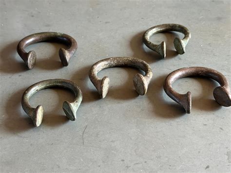 Grouping Of 5 Manillas Okpoho Nigeria 19th Century For Sale At 1stdibs