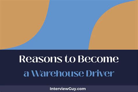 30 Reasons To Become A Warehouse Driver Revving Up Revenue