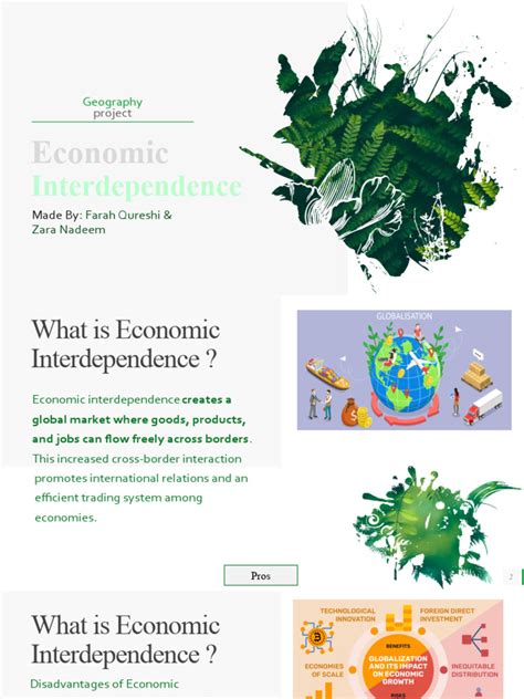 Economic Interdependence Pdf Economics Globalization
