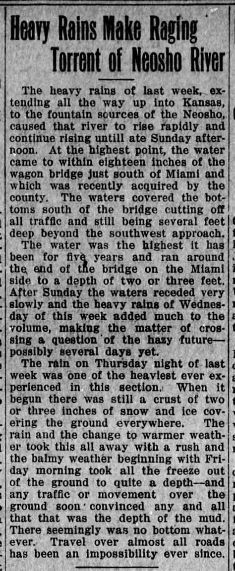 Neoshoriverfloodjan281916 Miami Oklahoma History