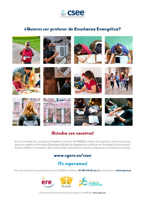Carteles Promocionales Para Ser Profesor De Enseñanza Religiosa