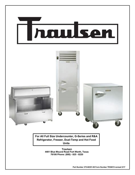 Traulsen Urs48dt Wiring Diagram Wiring Diagram
