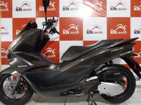Honda Pcx 150 Cinza 2016 Km Motos Sua Loja De Motos Seminovas