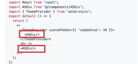 🧐 问题 通过themeprovider传入customtoken，再获取的时有时候为空，请问是什么原因？ · Issue 66 · Ant