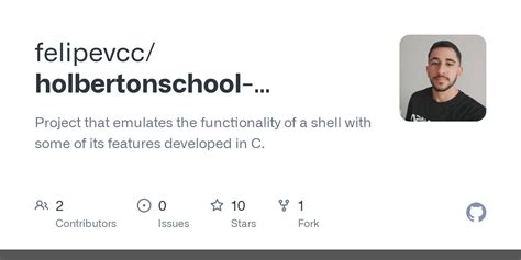 GitHub Felipevcc Holbertonschool Simple Shell Project That Emulates The Functionality Of A