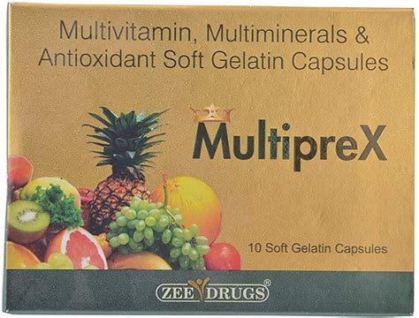 Multiprex Multivitamin Multiminerals And Antioxidant Cap Box Prescription At ₹ 100 Strip In
