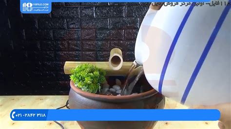 آموزش ساخت آبنما موزیکال زیبا با چوب بامبو و گلدان سفالی نماشا