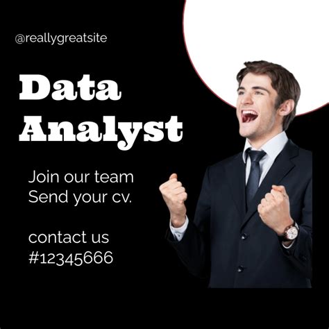 Data Analyst Template Postermywall