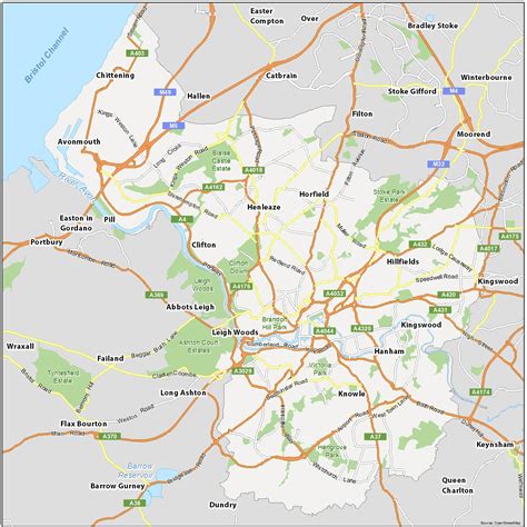 Bristol Eastern Map At Jesus Sanderson Blog