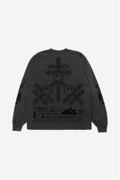 Confession Ls Patch Tee Ghost Hardware