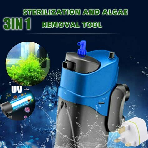 500lh Uv Sterilizer Submersible Water Filter Pump Grandado