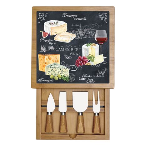 Juustu Maailm 6 Osaline Komplekt Juustu Serveerimiseks 25 X 25 Cm