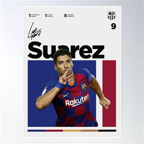 Luis Suarez Poster Poster For Sale By Rubysport Luis Suárez Suarez Poster