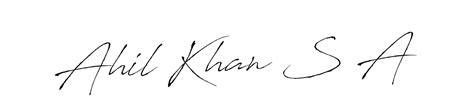 97 Ahil Khan S A Name Signature Style Ideas Best Autograph