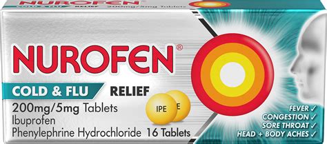 Nurofen Cold And Flu Relief 200mg5mg Tablets Nurofen