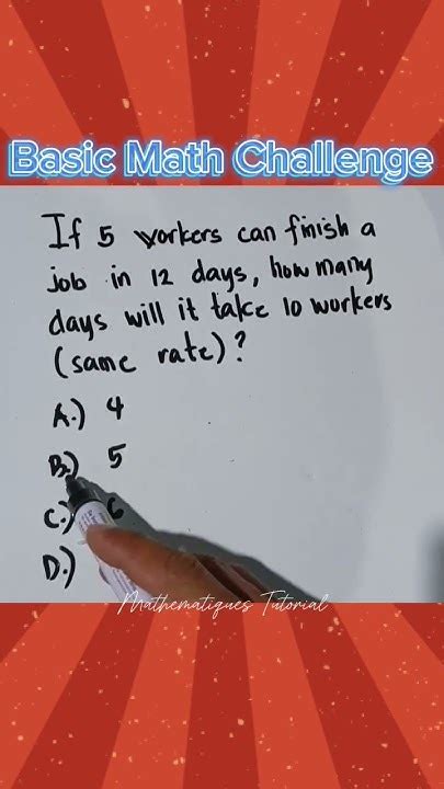 Basic Math Challenge Maths Basicproblems Mathsexam Education