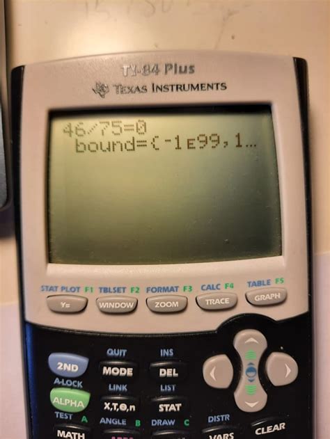 Ti 84 Plus Equation Solver Problem R Calculators