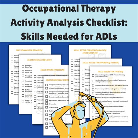 Skills Need For Adls Ot Activity Analysis Occupational Therapy