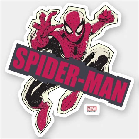 Spider Man Paper Cut Out Graphic Sticker Zazzle Computer Stickers