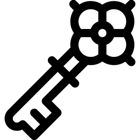 Key Basic Rounded Lineal Icon Key Basic Rounded Lineal Icon