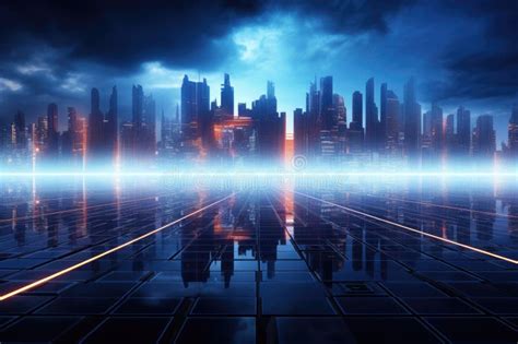 Cloud Computing Transfer Big Data On Internet Futuristic Digital Technology Stock Image Image