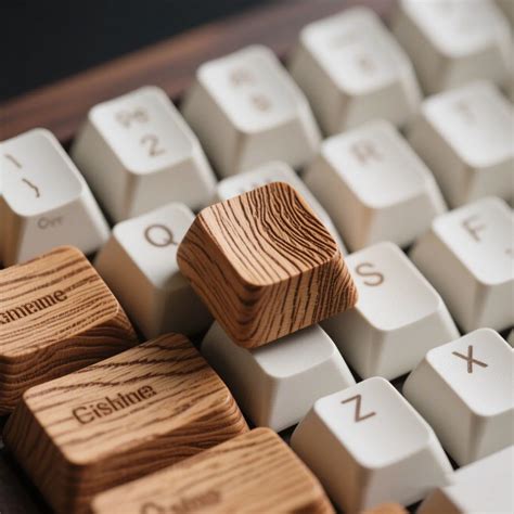 Wood Grain Laser Carving Keycaps Allwin Factory Co Ltd