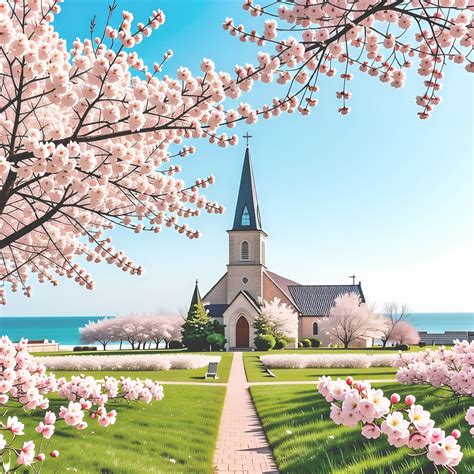 Download Ai Generated Church Flowers Royalty Free Stock Illustration