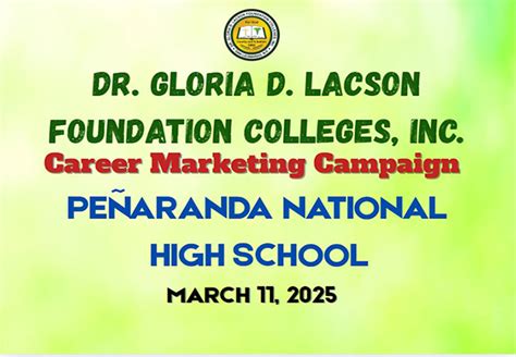 We Are Truly Grateful To PeÑaranda National High School For The
