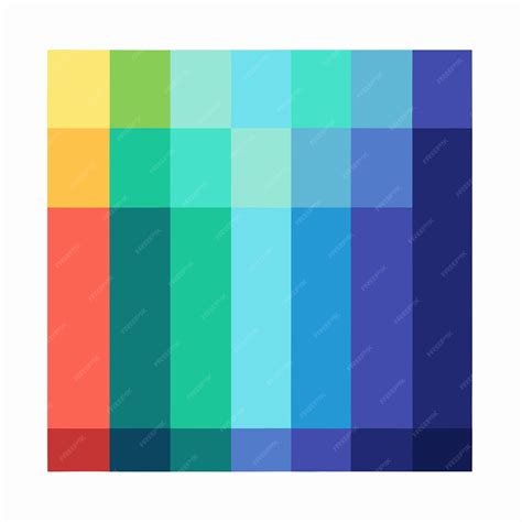 Cool Tone Color Platte Color Only Template Premium Ai Generated Vector