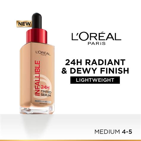 Buy Loreal Paris Infallible 24h Tinted Serum Foundation Lightweight