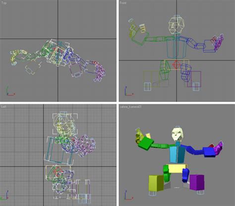 3d Rigged Computer Assistant Character Model