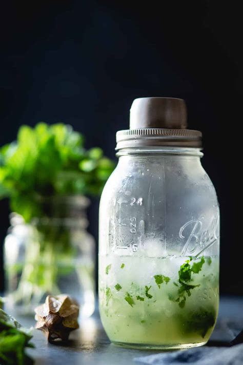 The Original Verdant Lady Green Chartreuse Cocktail With Gin And Mint