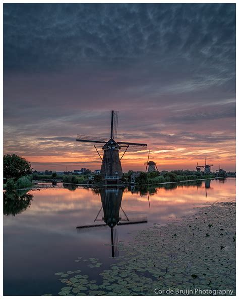 Kinderdijk Summer Sunset On Behance