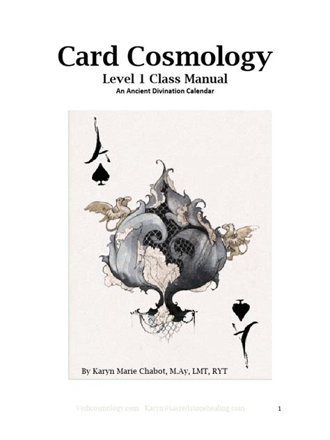 Cardcosmologyclassmanual 1 Download Free Pdf Planets In Astrology Planets