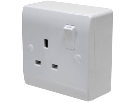 Buy 13a Single Switched Socket With 25mm Back Box