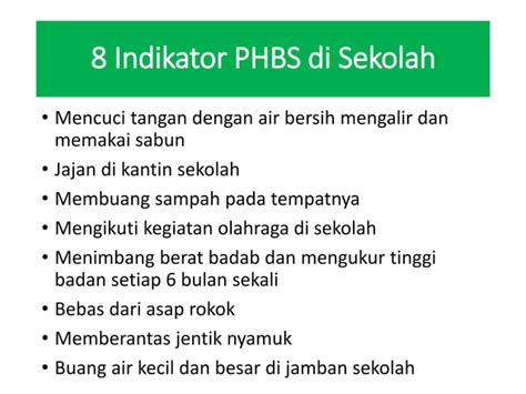 Phbs Sd Ppt