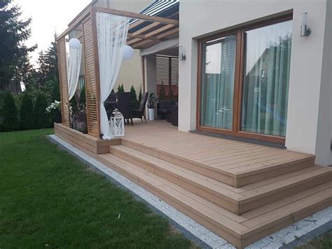 Rustic Patio With Wooden Deck