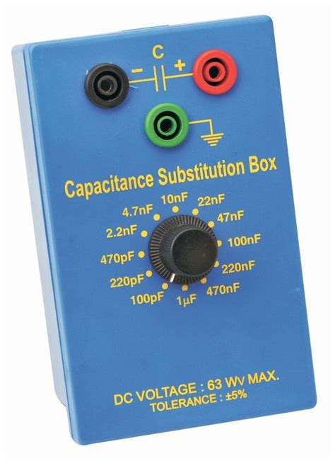 Eisco Capacitance Sub Box Facility Safety And Maintenance Electrical