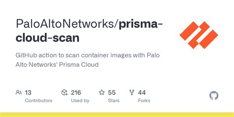 Github Paloaltonetworksprisma Cloud Scan Github Action To Scan Container Images With Palo