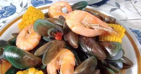 Resep Kerang Hijau Udang Saos Padang Oleh Agustin Dwi Hastuti Cookpad
