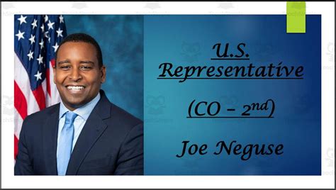 U S Representative Joe Neguse Co 2nd Bio Ppt By Teach Simple