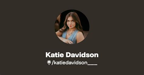 Katie Davidson Instagram Tiktok Linktree