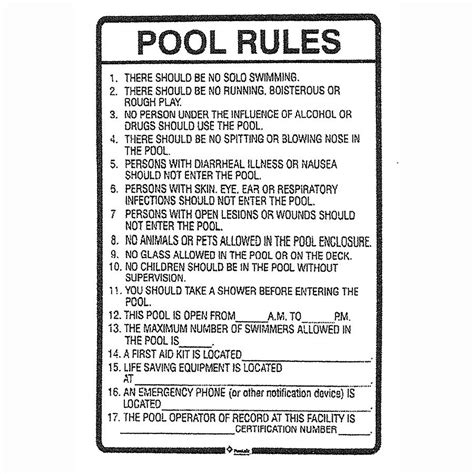 Original Pool Rules At Harry Quintana Blog