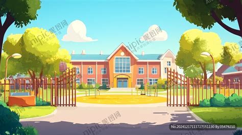 Ai创作图学校门口背景 校园场景插画 美丽的学校全景 小学学校校园 教学楼插画 校园场景 校园学校中学小学 高校插画 小学大门 卡通校园 小学学校建筑 小学正门 校门背景 小学插画 小学入口